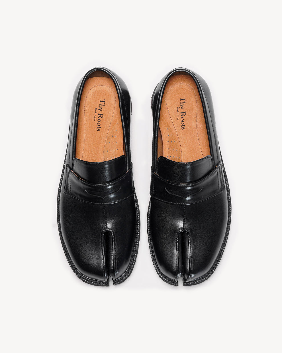 Travis - Tabi Loafers in Black – Thy Roots